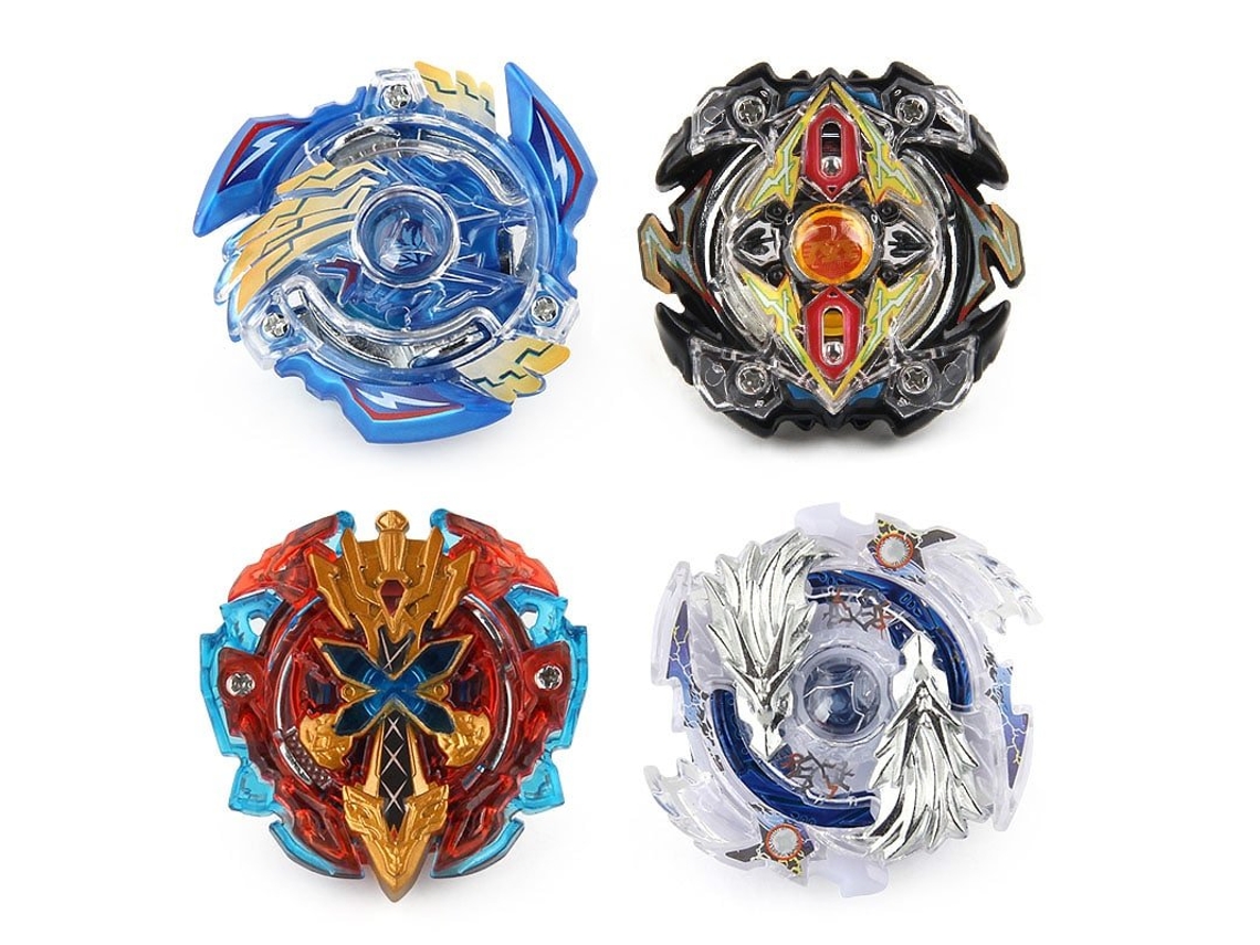 Combat Gyro Top Plate Conjunto de Batalha com 4 Unidades Vermelho ...