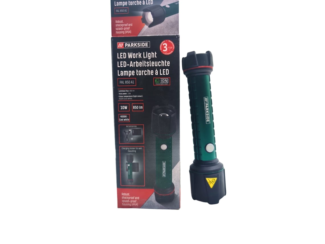 Lanterna de Trabalho PARKSIDE »Pal 850 A1« com Bateria de 10 W Led ...