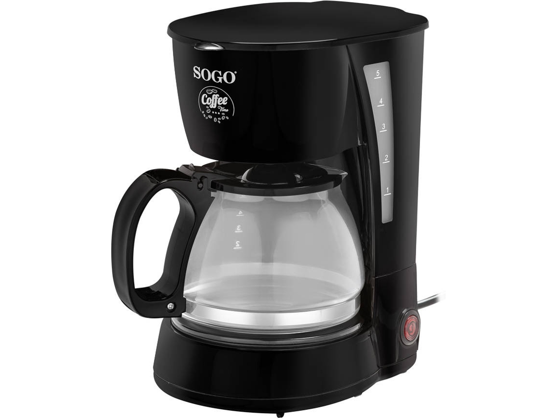 Máquina de Café Filtro SOGO CAF-SS-5655 (4 Chávenas) | Worten.pt