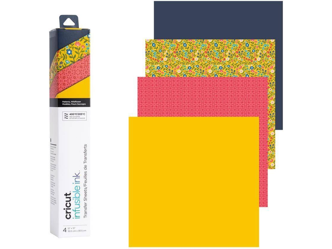 Infusible Ink CRICUT Wildflower Transfer Sheets (30x30xcm - 4 Folhas ...