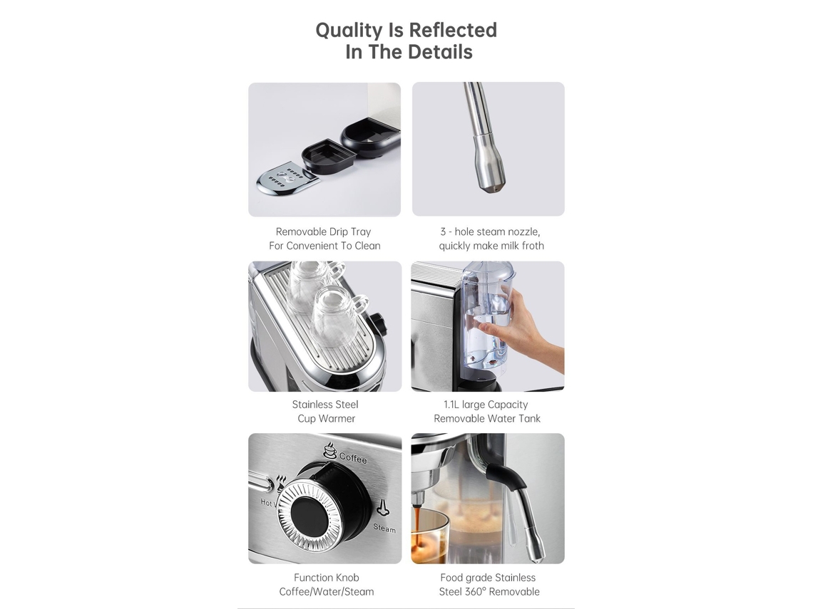 M quina de Caf HIBREW H11 | Worten.pt