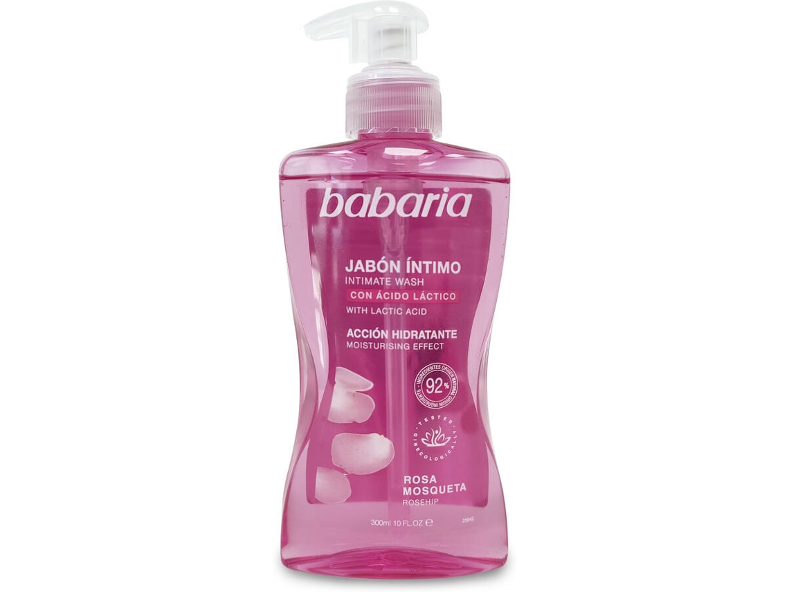 Sabonete Intimo BABARIA Rosa Mosqueta (300 ml) | Worten.pt