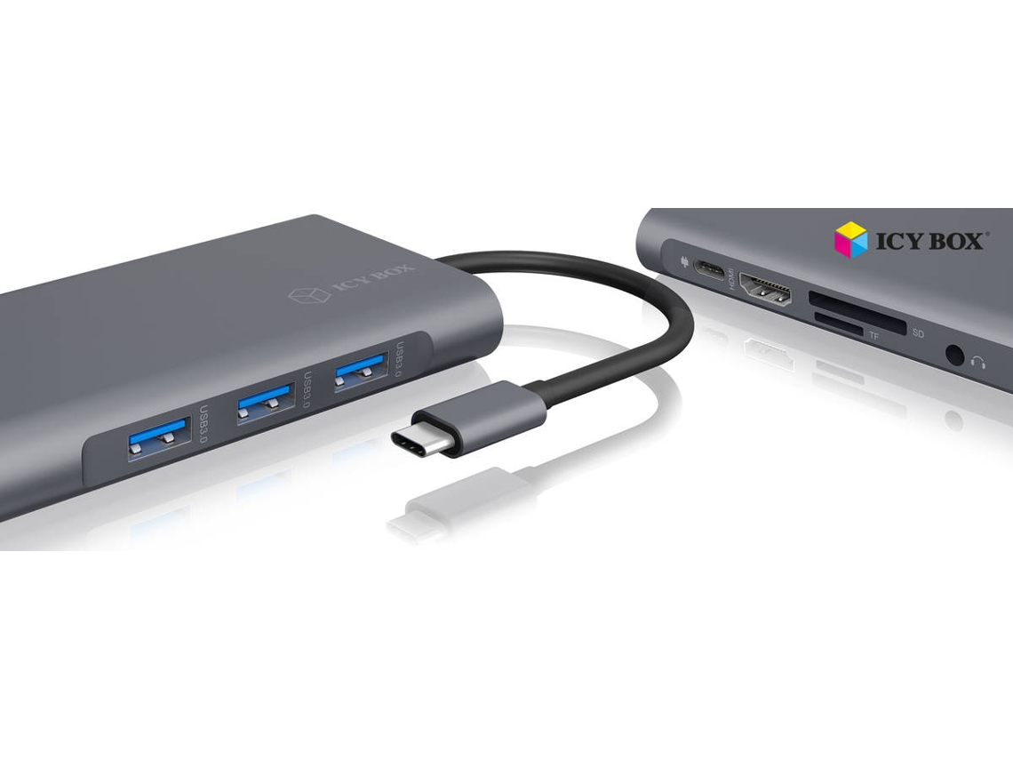 Hub ICY IB-DK4040-CPD (USB-C - VGA - HDMI) | Worten.pt