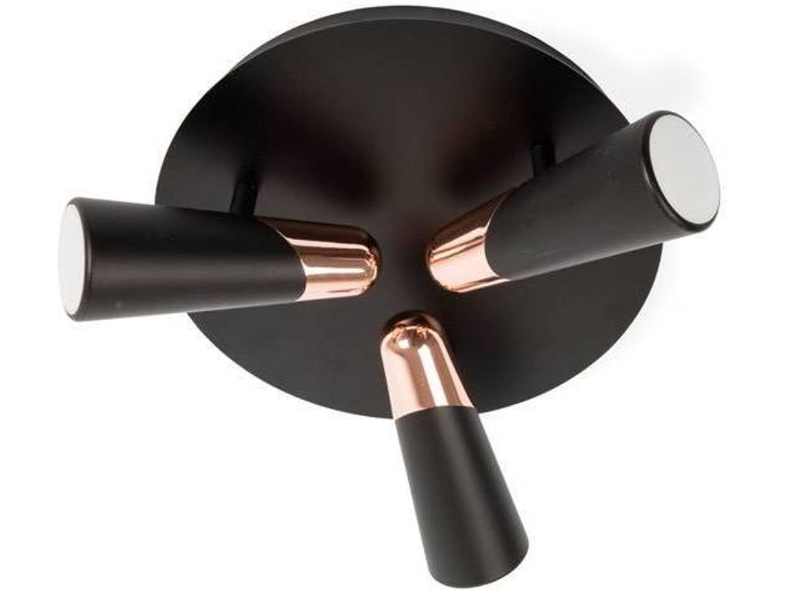 Plafon FARO BARCELONA Lao (Preto - LED - 4.5 W - ABS) | Worten.pt