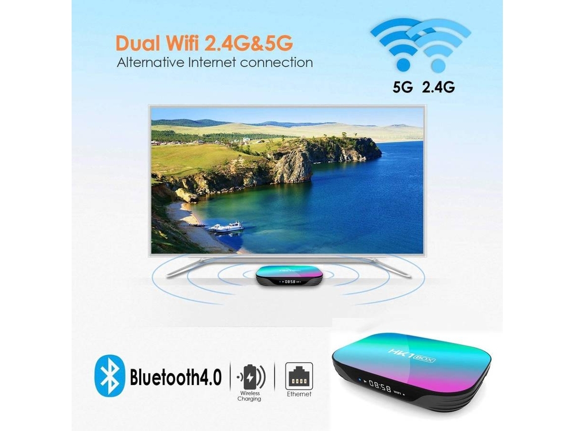 Box Smart TV YDCY TVB-L-48 (Android - 8K Ultra HD - 4 GB RAM - Wi-Fi) | Worten.pt