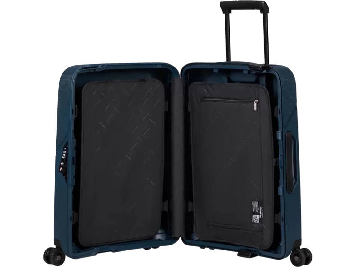 Trolley Rigido SAMSONITE Magnum Eco Azul (55x40x20cm - 38 L) | Worten.pt