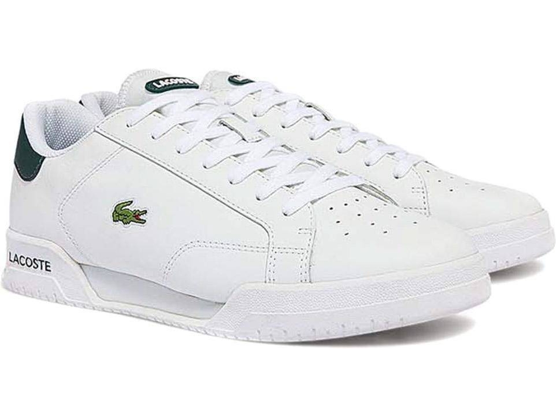 Ténis LACOSTE Twin Serves Pele Homem (44 - Branco) | Worten.pt