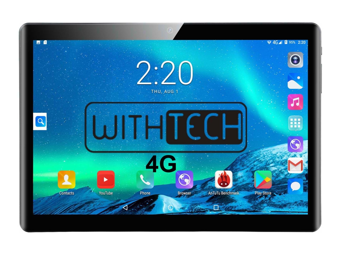 Tablet WITHTECH CIS Edison VI com capa e teclado (10'' - 6 GB - 64 GB ...