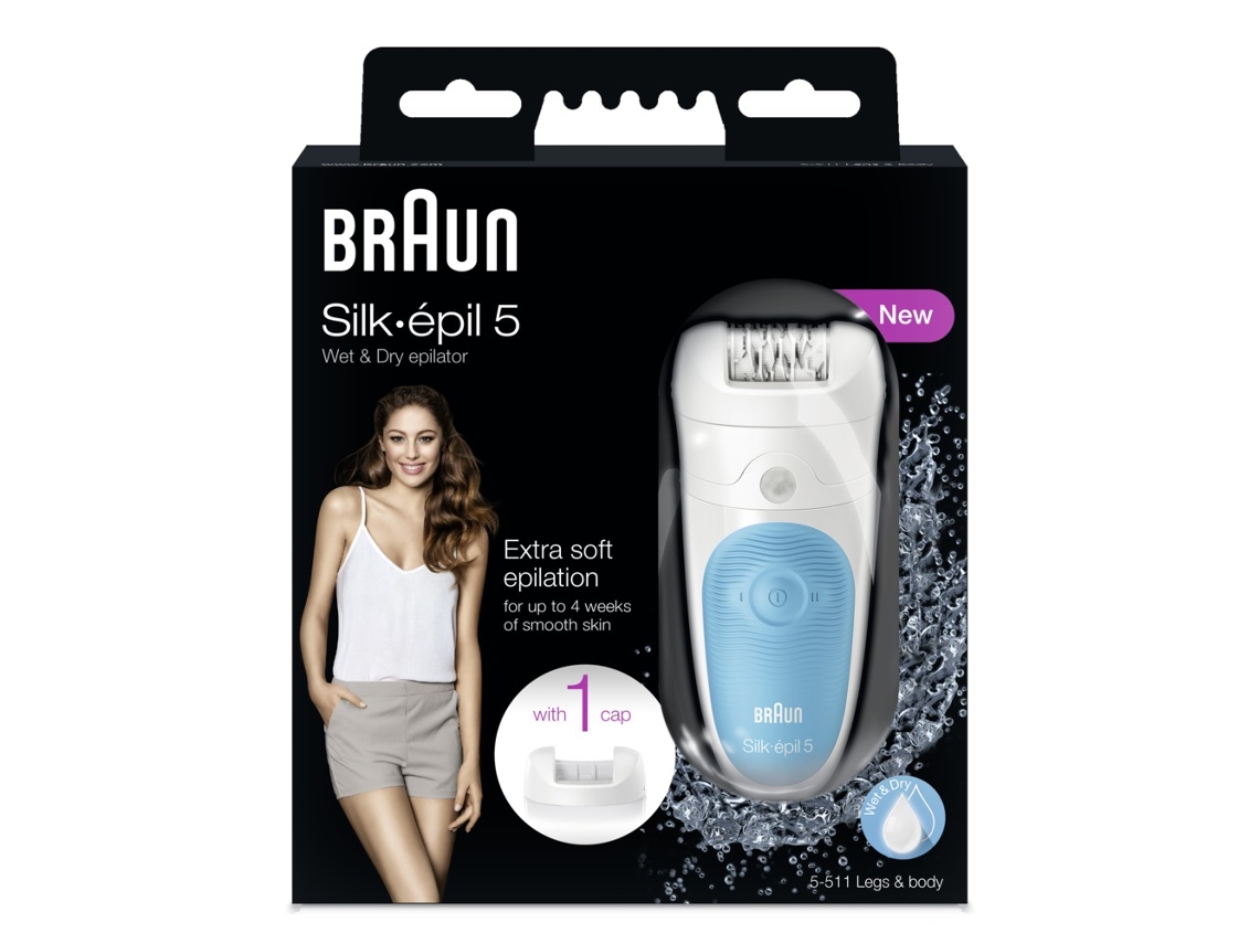 Depiladora BRAUN W&D 5511 (Arranque - Multi-zonas - Recarregável ...