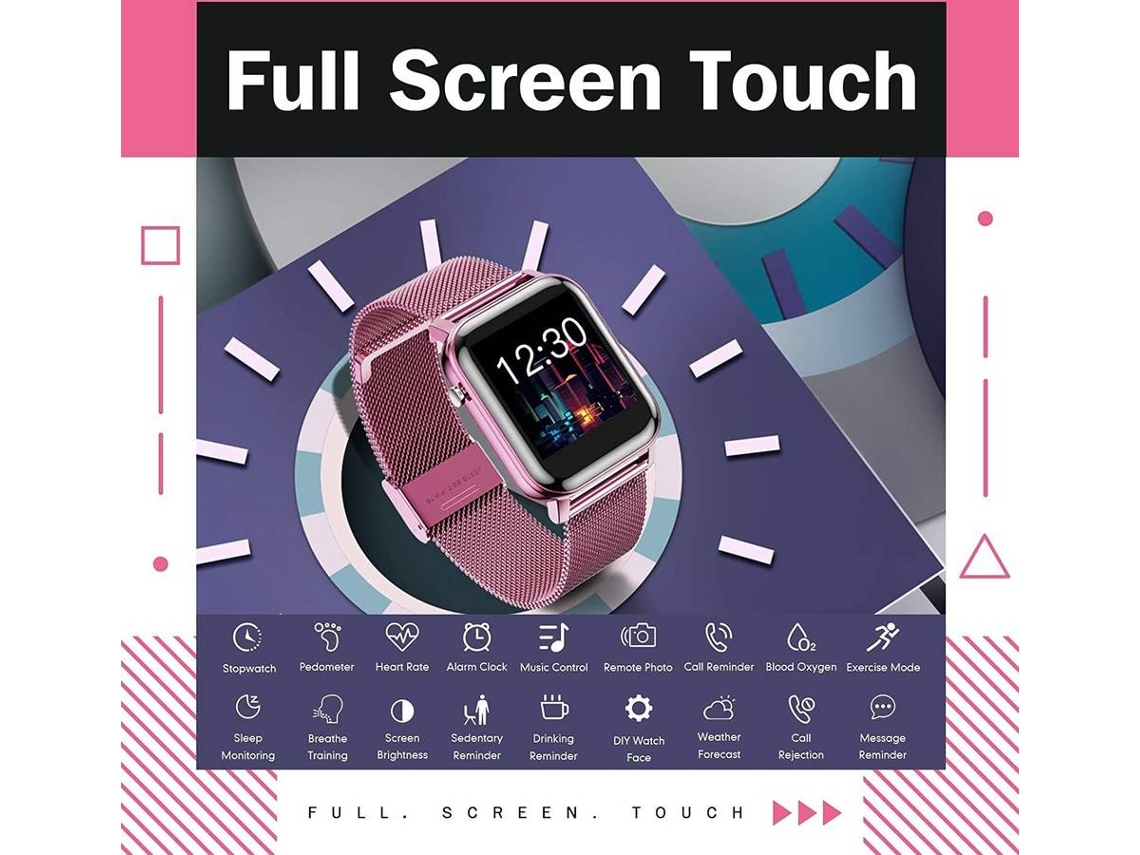 Smartwatch CHRONUS SN87-5 Roxo | Worten.pt