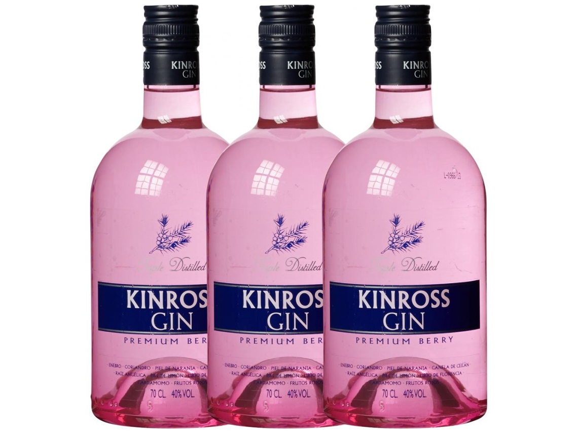 Gin TEICHENNÉ Teichenné Kinross Wild Berry Fruits Gin (0.7 L - 3 ...