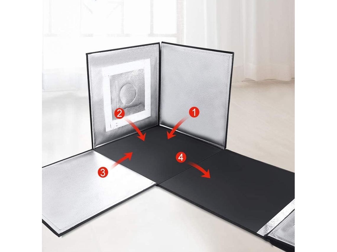 Box para Fotografia Produto 60X60 Foto Iluminação Caixa Fundos Vinil ...