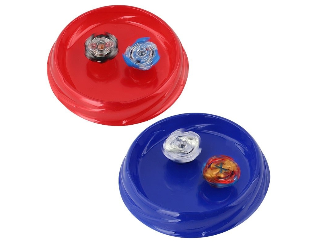 Combat Gyro Top Plate Conjunto de Batalha com 4 Unidades Vermelho ...