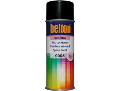 Spray Belton Spect Ral Brilhante 400 Ml (Ral 9005 Preto Intenso ...