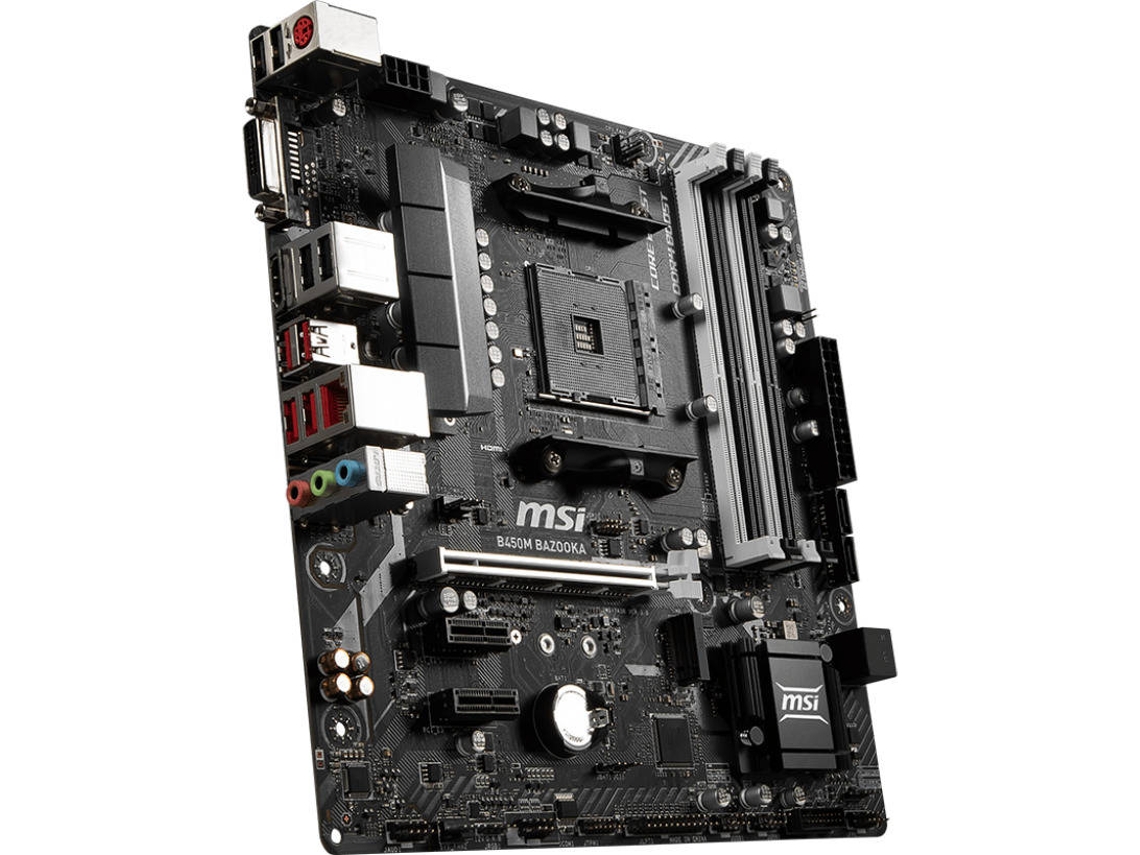 Motherboard MSI B450M Bazooka (Socket AM4 - AMD B450 - Micro ATX ...