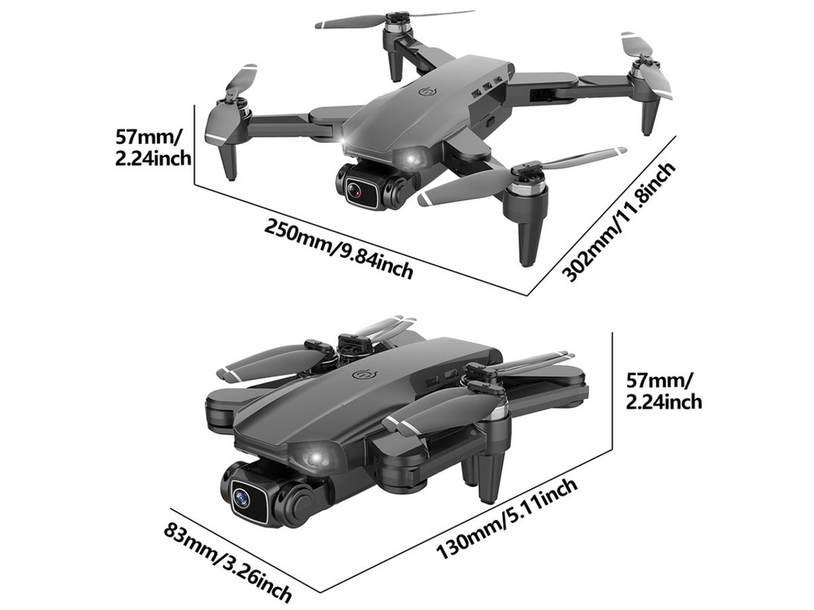 Drone L900 Pro Se 4K Duração Da Bateria : 25 Min Preto | Worten.pt