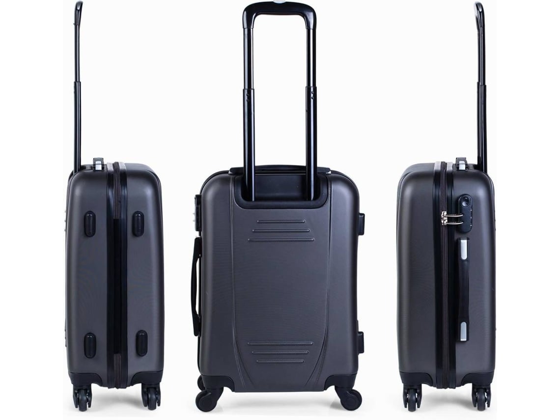 Mala de Cabine ITACA ABS Texturizado Preto (55x38x20cm - 35 L) | Worten.pt