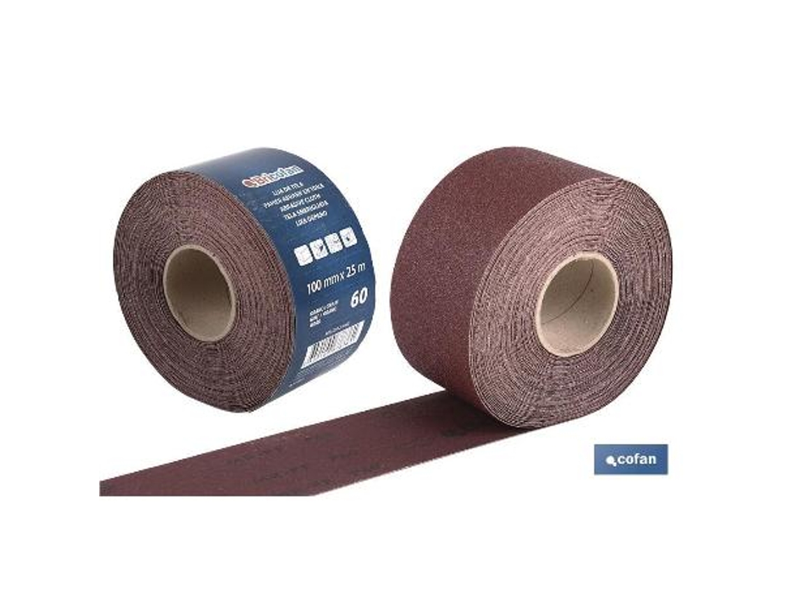 Rollo lija tela universal 100 x 25 m. g.60 | Worten.pt