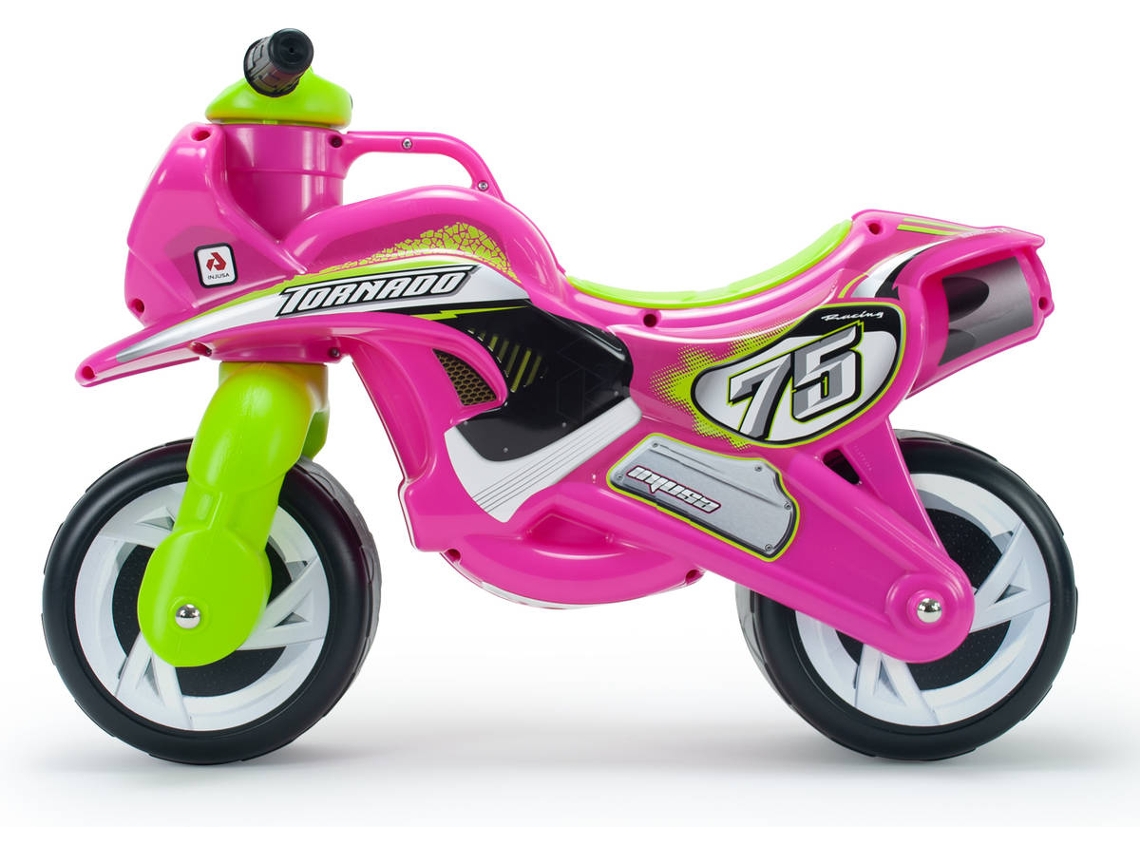 Andador INJUSA Mota Ride-on Tundra Tornado Pink (Idade Mínima: 18 Meses ...