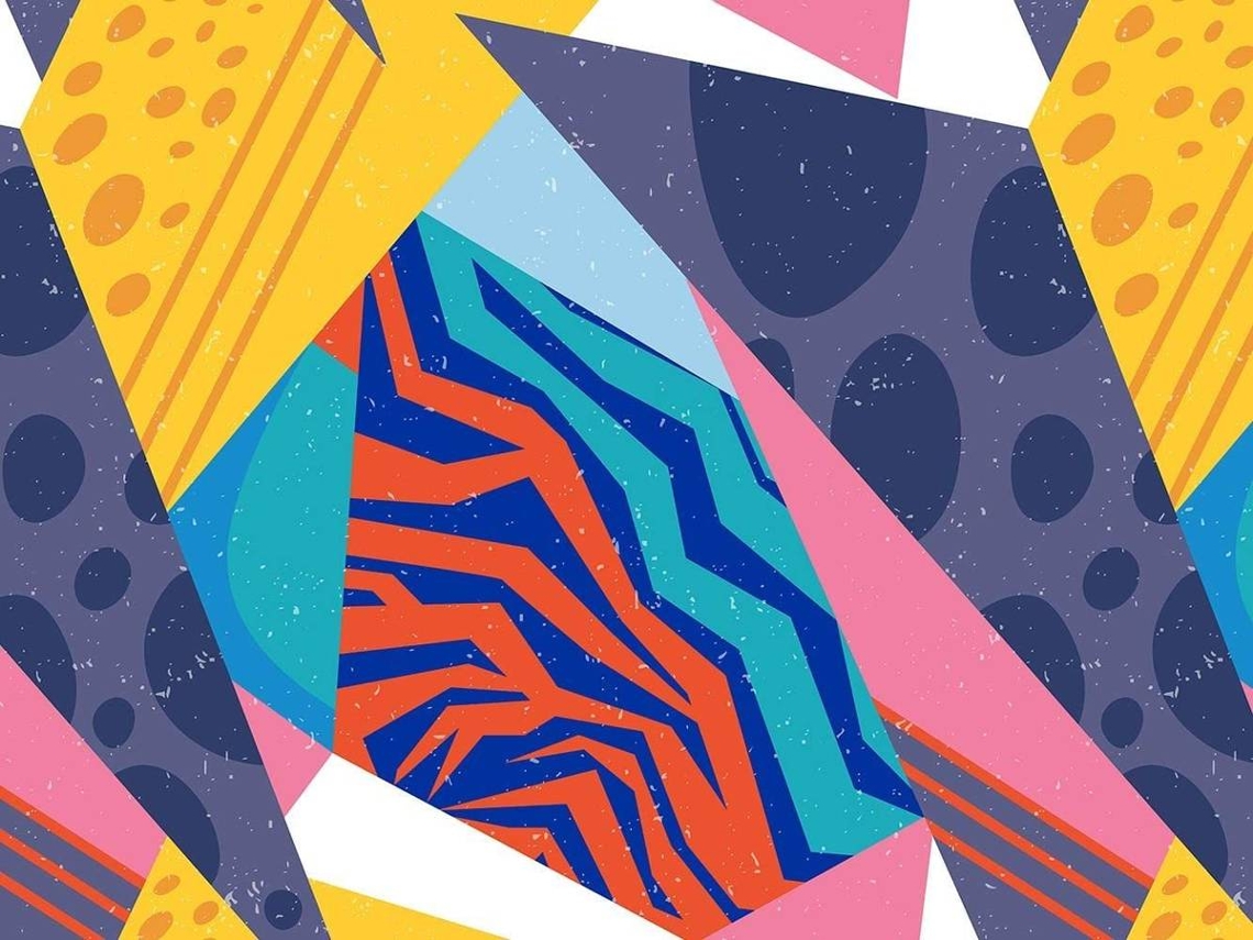 Quadro OEDIM Abstrato de Cores (Multicolor - 100x60cm - PVC) | Worten.pt