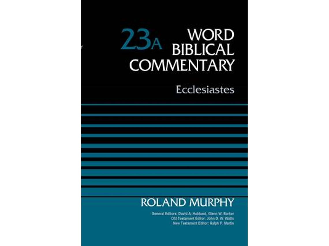 Livro ecclesiastes, volume 23a de roland e. murphy (inglês) | Worten.pt