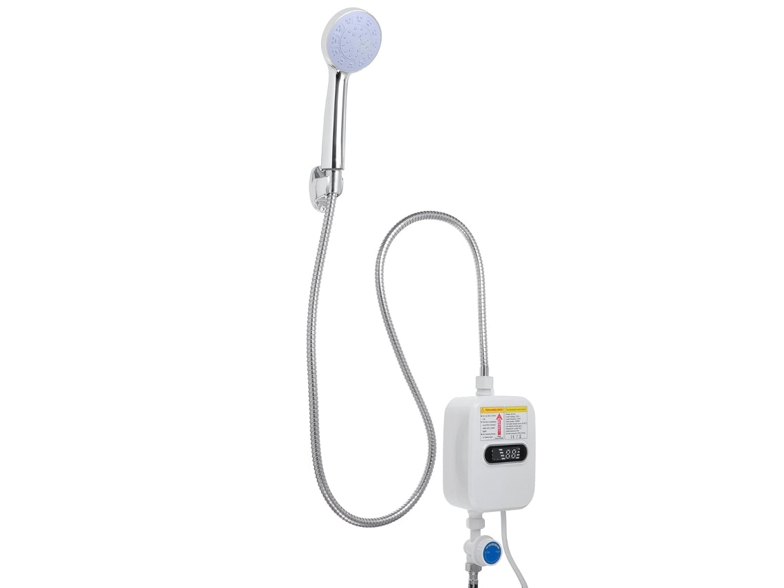 Chuveiro com Aquecimento de Água Instantâneo AUGIENB Branco 220V 3500W ...