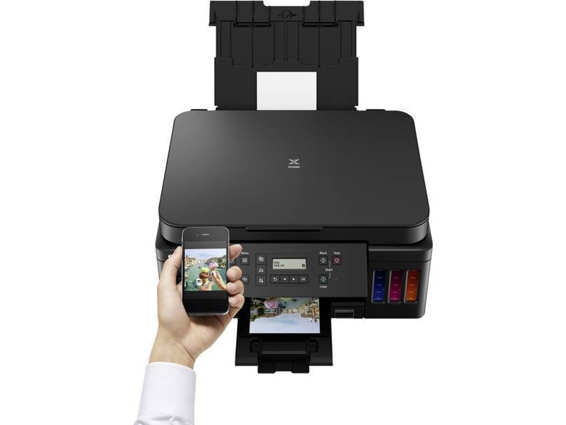 Impressora CANON G6050 MegaTank Preto (Multifunções - Jato de Tinta ...