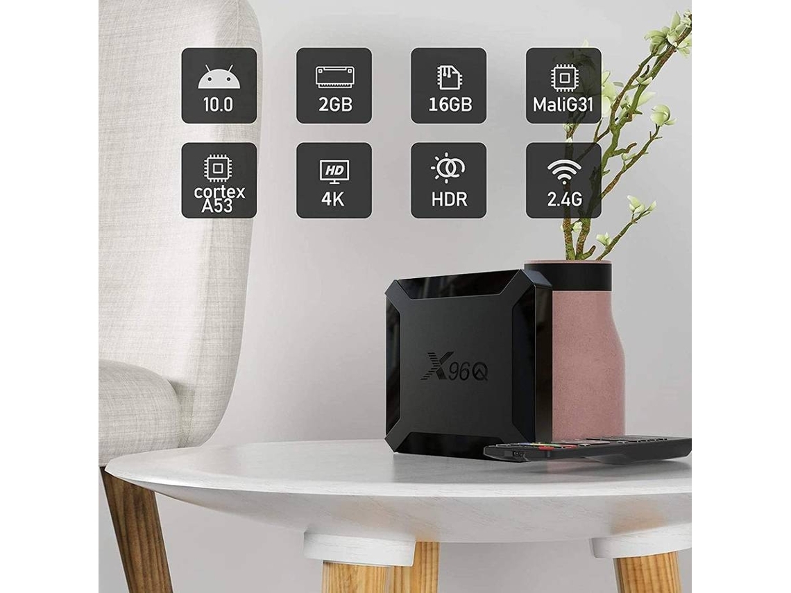 Box Smart TV YDCY TVB-L-59 (Android - 4K Ultra HD - 2 GB RAM - Wi-Fi) | Worten.pt