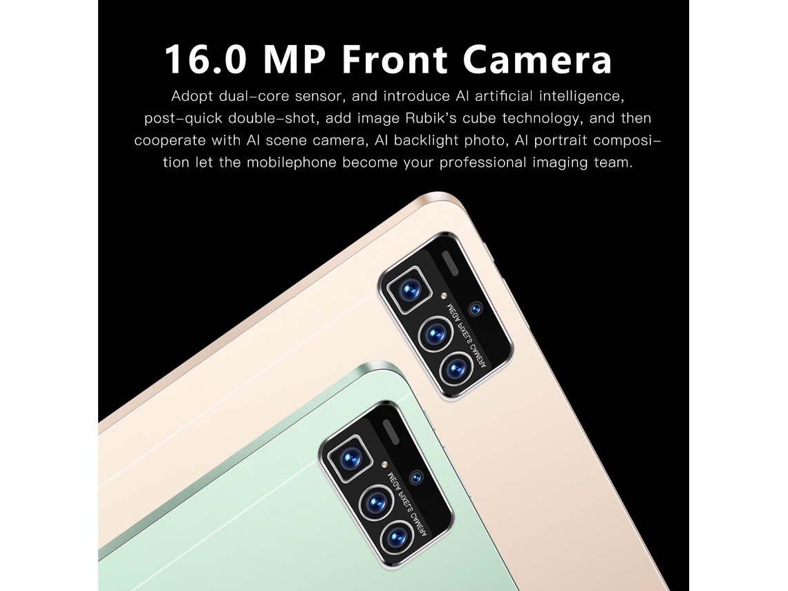 Tablet PRITOM 14PRO (10'' - 256 GB - 8 GB - Wi-Fi+5G - Dourado+ cartão de memória 128G) | Worten.pt