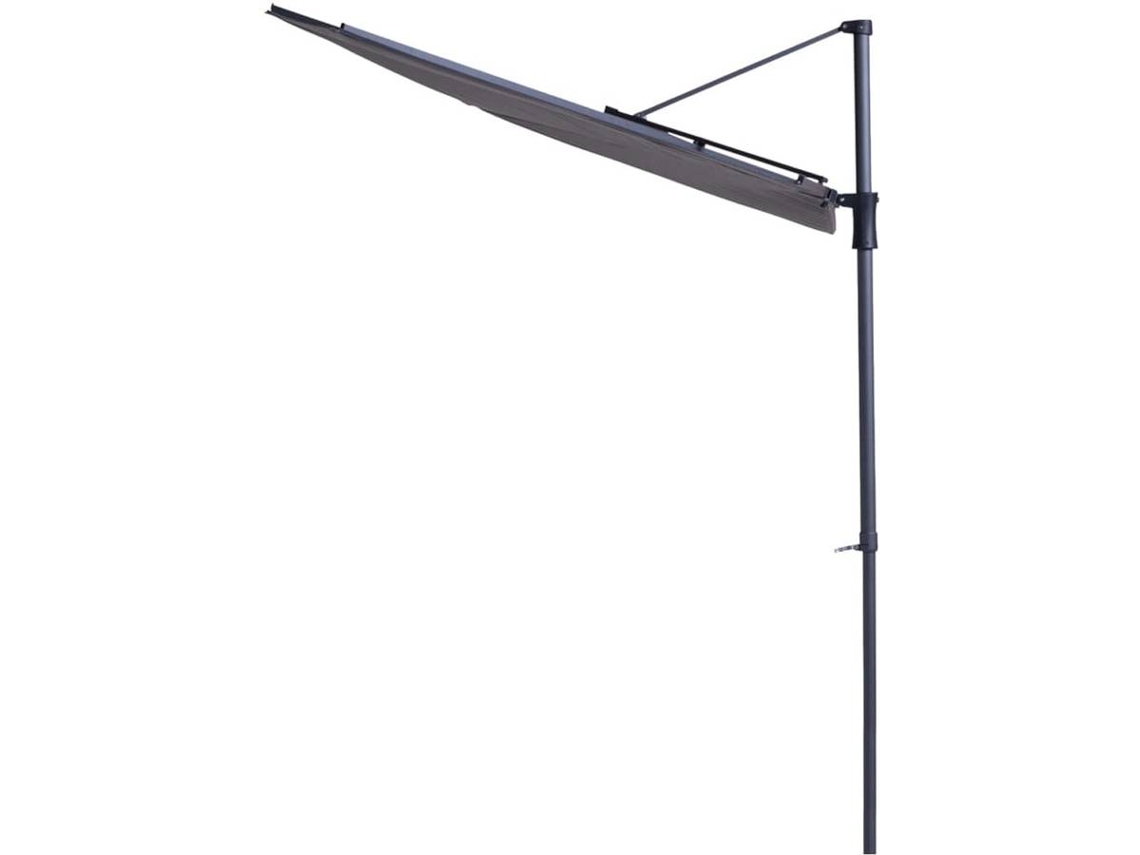 Madison Guarda-sol varanda Sun Wave 270x150cm cinza-castanho PAC3P015 ...