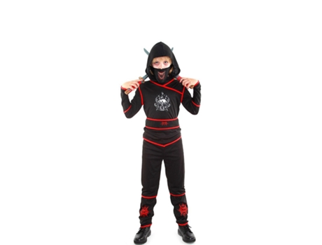 Fato de Menino PARTILANDIA Ninja Morte Preto (Tam.: 5-6 anos) | Worten.pt