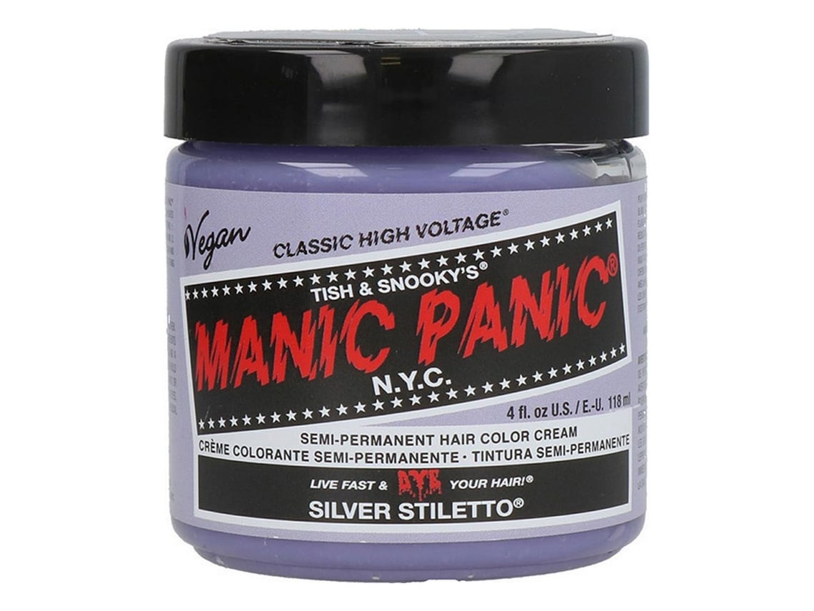 Creme de Coloração Semi-Permanente MANIC PANIC Silver Stiletto (118 ml ...