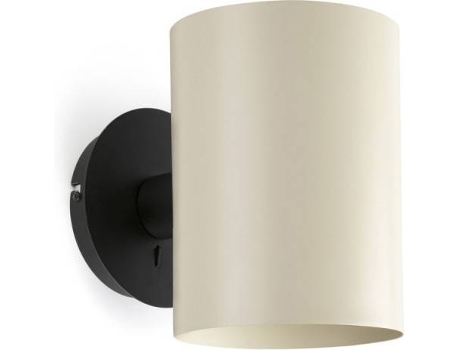 Aplique de Parede FARO BARCELONA Guadalupe (Máx. 15W - Metal - Bege ...