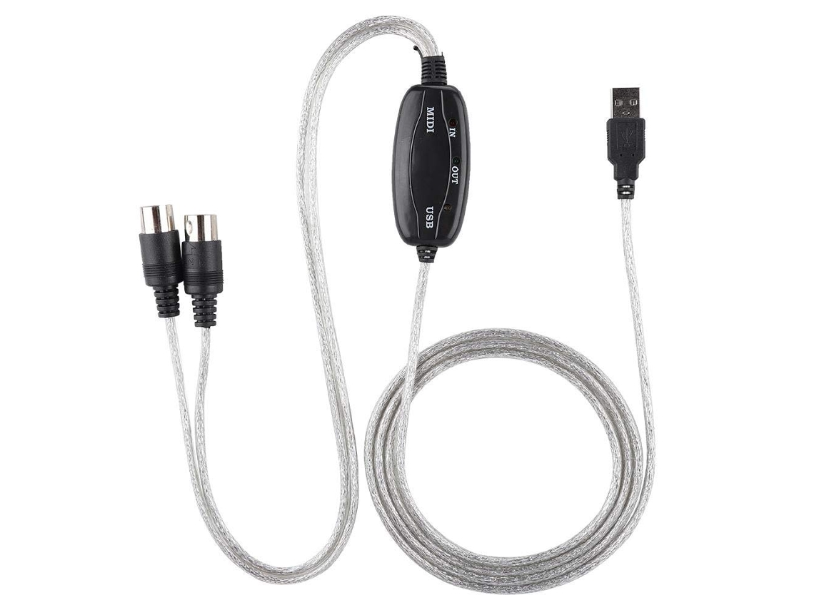 Midi To Usb Cable Converter Midi Interface Adapter Cable Keyboard Music ...