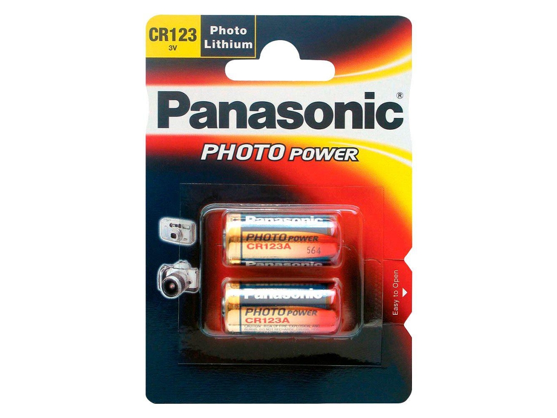 Pilhas Panasonic 1X2 Photo Cr 123 a Lithium | Worten.pt
