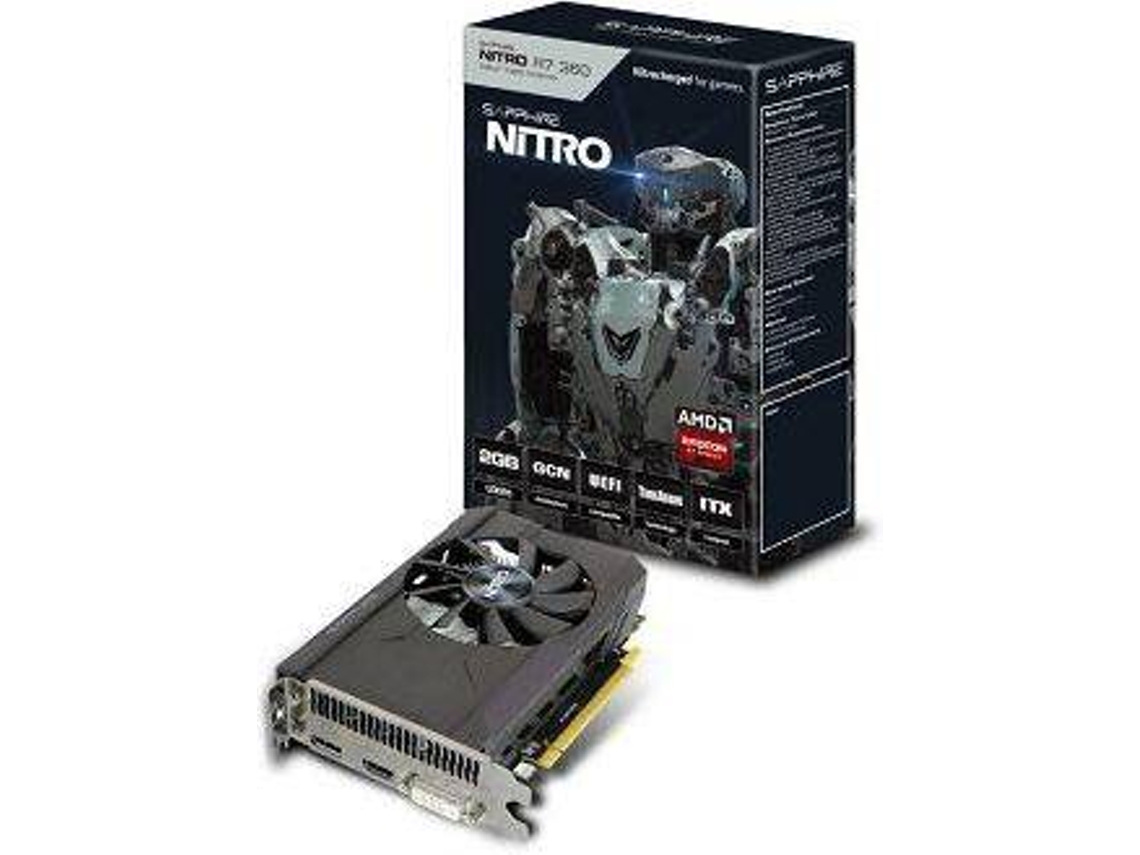 Placa Gráfica SAPPHIRE Radeon R7 360 NITRO OC (AMD - 2 GB DDR5) | Worten.pt