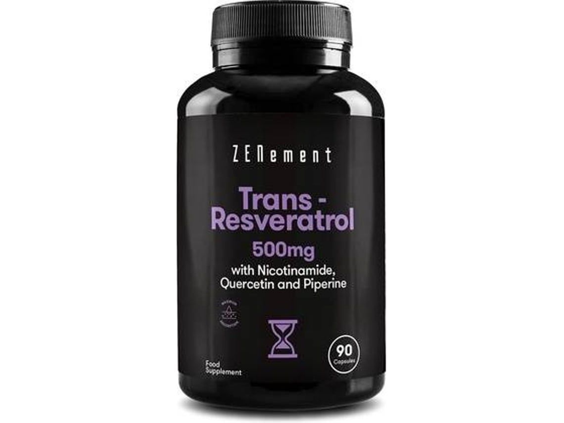 Suplemento Alimentar ZENEMENT Trans-Resveratrol (90 cápsulas) | Worten.pt
