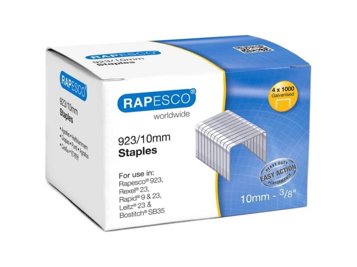 Rapesco Agrafos Galvanizados 923/10Mm X4000 | Worten.pt