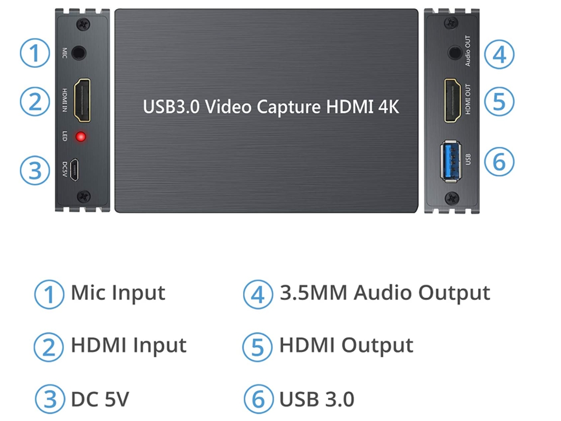 Placa de Captura Hdmi 4K CHRONUS HDMI1213-Y27 Preto | Worten.pt