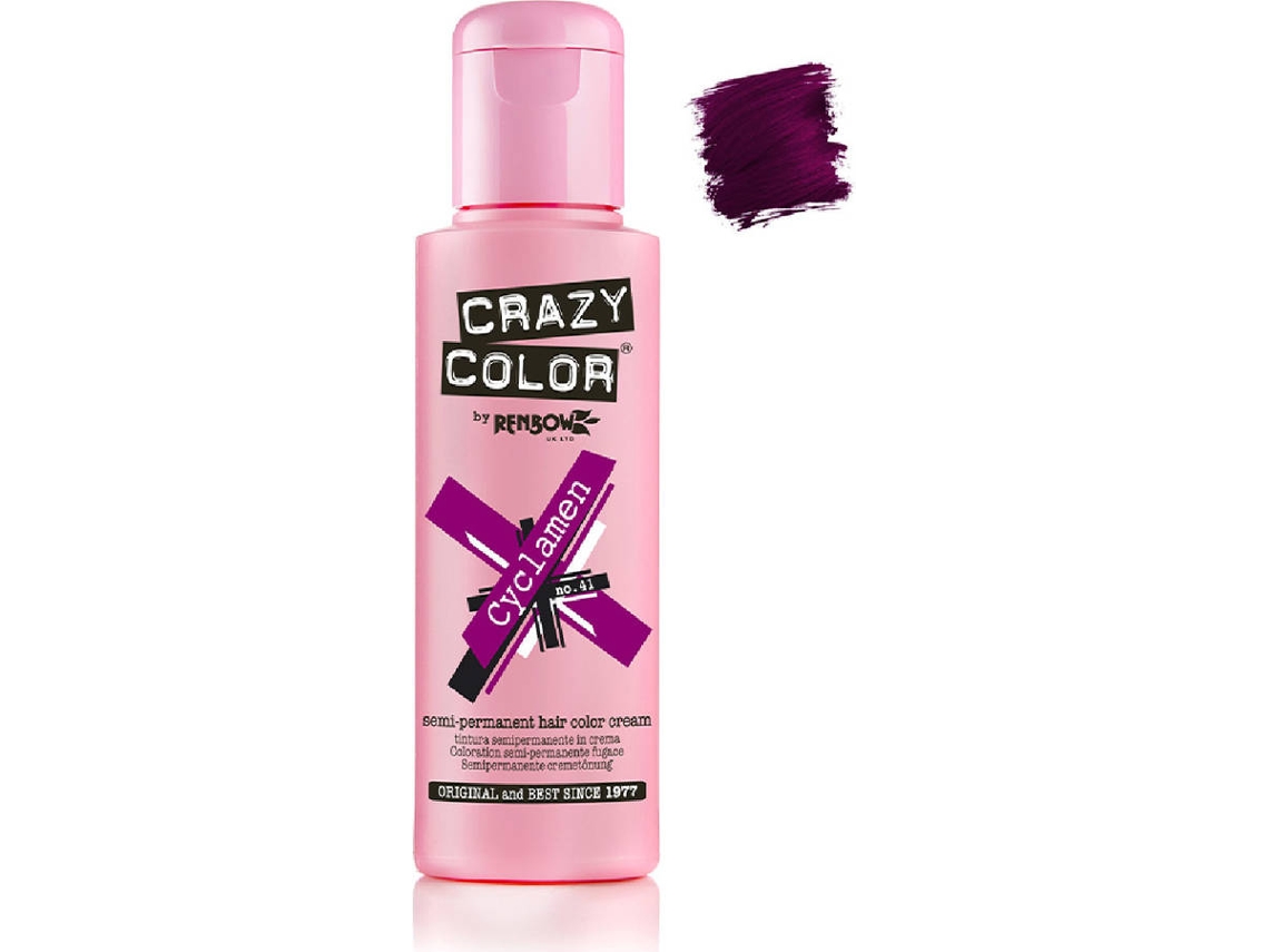 Coloração Semi Permanente CRAZY COLOR Cyclamen no. 41 (100 ml) | Worten.pt