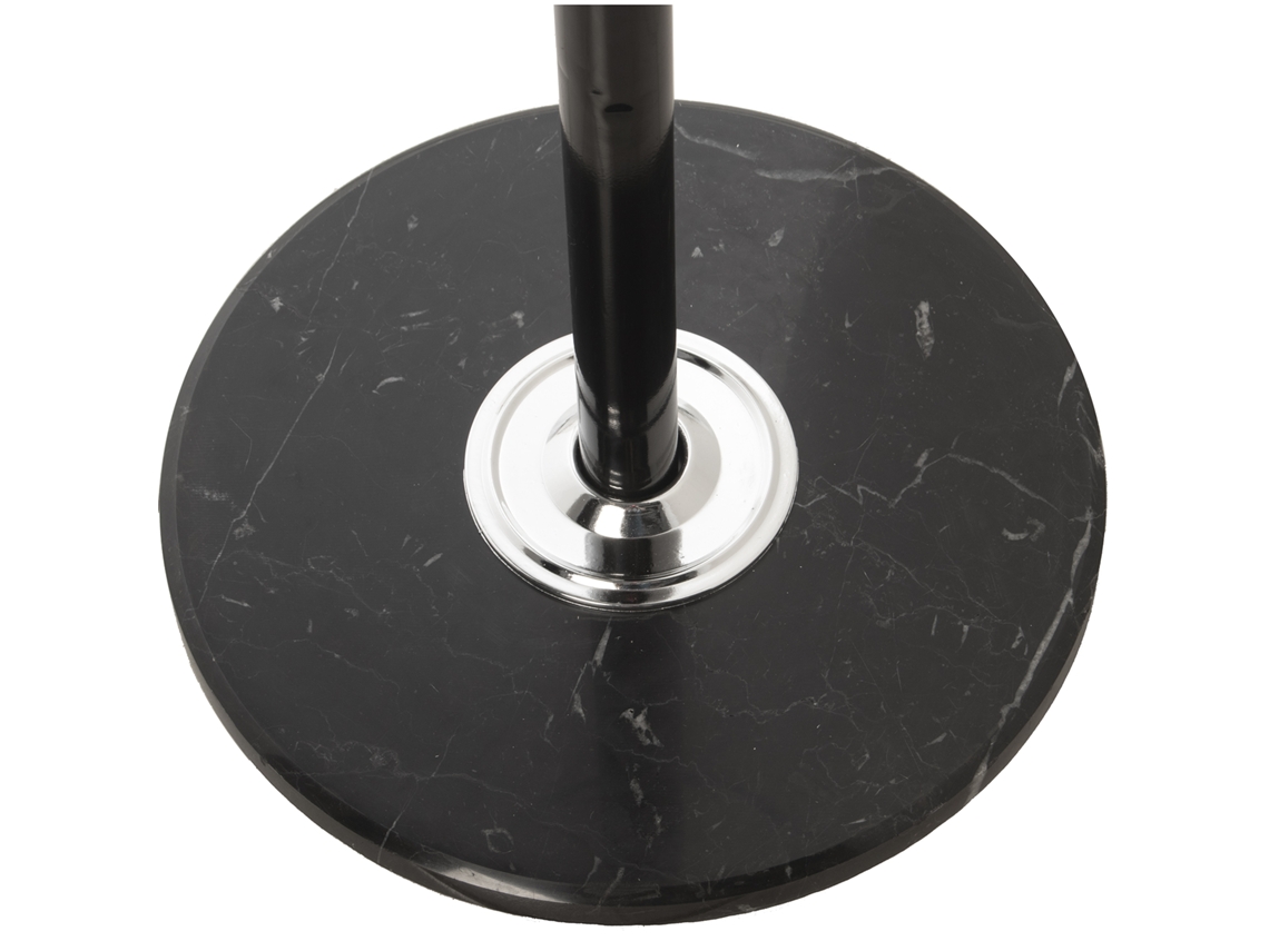 Bengaleiro em Metal Negro com Base de Mármore | Worten.pt