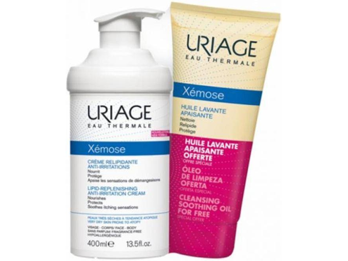 Óleo Corporal URIAGE Xémose Pack Emoliente oferta Óleo (400 ml +200 ml ...