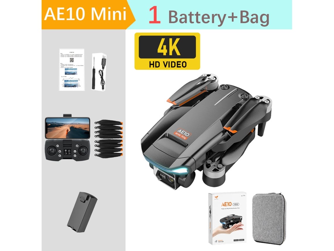 Drone MDUG Mini AE10 (4K - Autonomia: 25 min - Preto) | Worten.pt