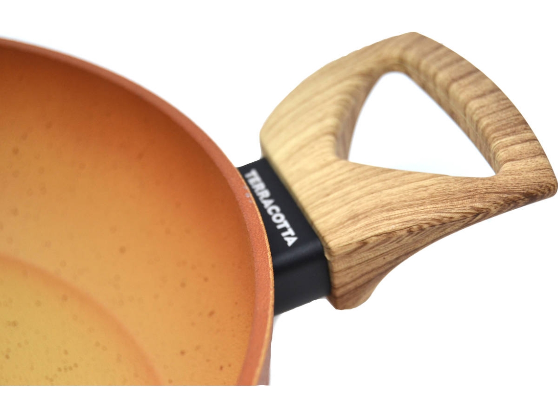 Panela AMERCOOK Terracotta 26 cm (Alumínio fundido) | Worten.pt