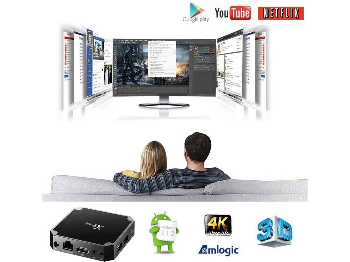Box Smart TV CHRONUS TVB-L-10 (Android - 4K Ultra HD - 1 GB RAM - Wi-Fi) | Worten.pt