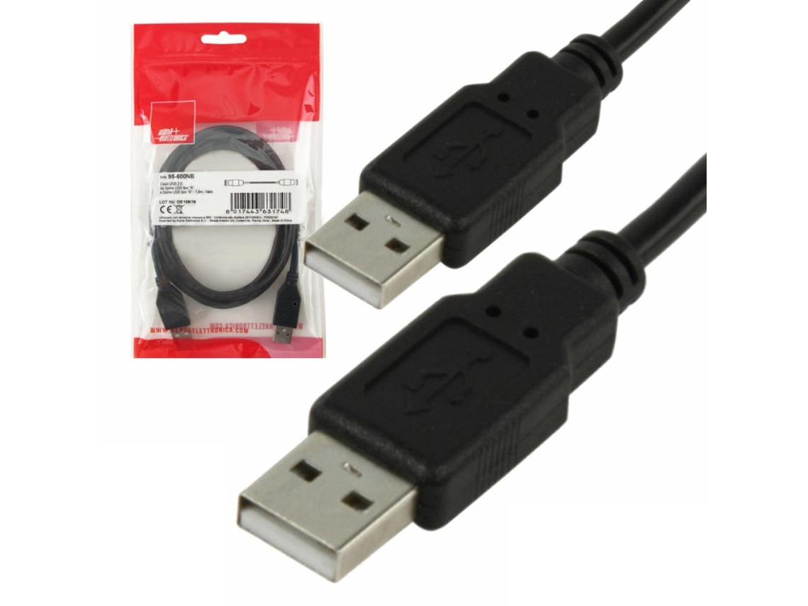 Cabo Usb-A 2.0 Macho / Usb-A Macho 1.8M | Worten.pt