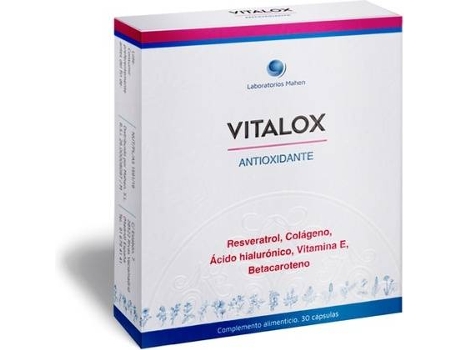 Suplemento Alimentar MAHEN Vitalox (30 cápsulas) | Worten.pt