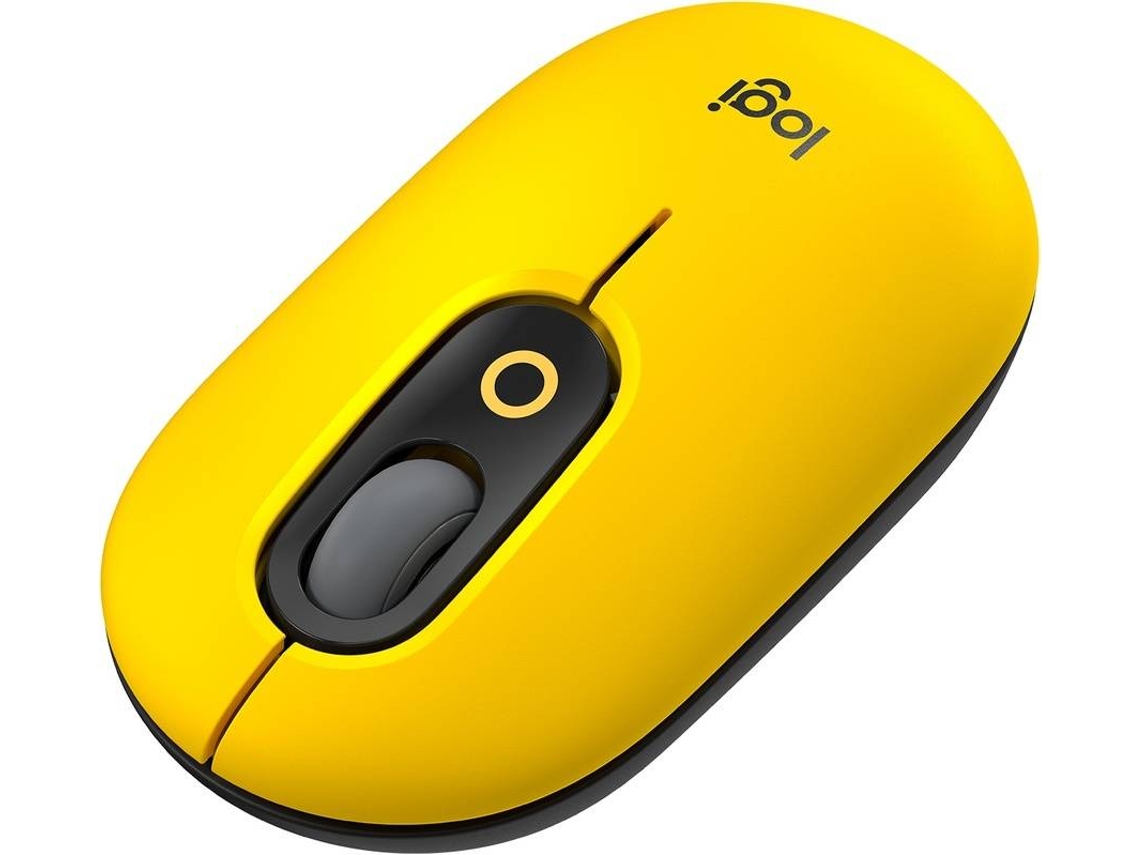 Rato LOGITECH Blast (Wireless - 4000 dpi - Amarelo) | Worten.pt