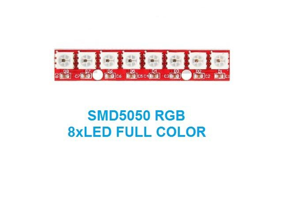 Módulo 8 Leds Ws2812-8Bit Smd5050 Rgb para Arduino | Worten.pt