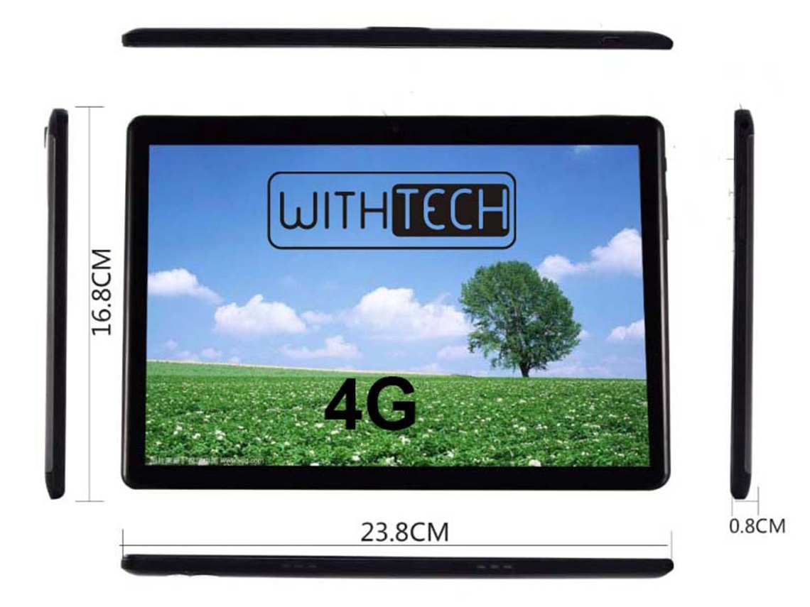 Tablet WITHTECH CIS Edison VI com capa e teclado (10'' - 6 GB - 64 GB ...